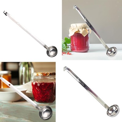 Soup Ladle Deep Spoon Tools Hooked Handle Heavy Duty Stainless Steel ...