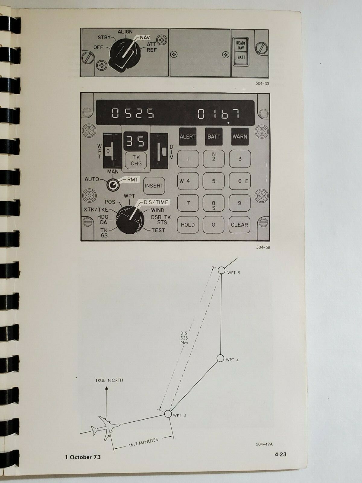 LITTON AERO PRODUCTS LTN-51 INERTIAL NAVIGATION SYSTEM PILOTS GUIDE INS ...
