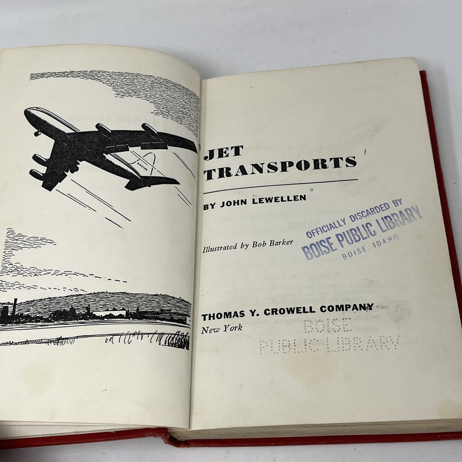Jet Transports by John Lewellen 1955 HC Book | eBay