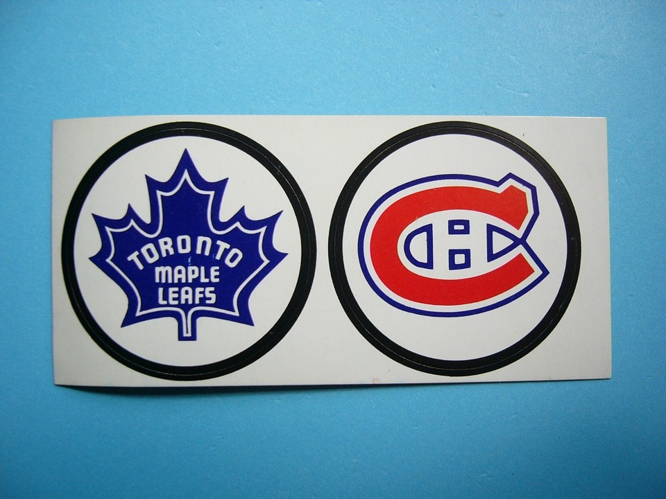 SET 14 1970/71 1971/72 COLECO NHL HOCKEY TABLE GAME STICKERS MONTREAL ...