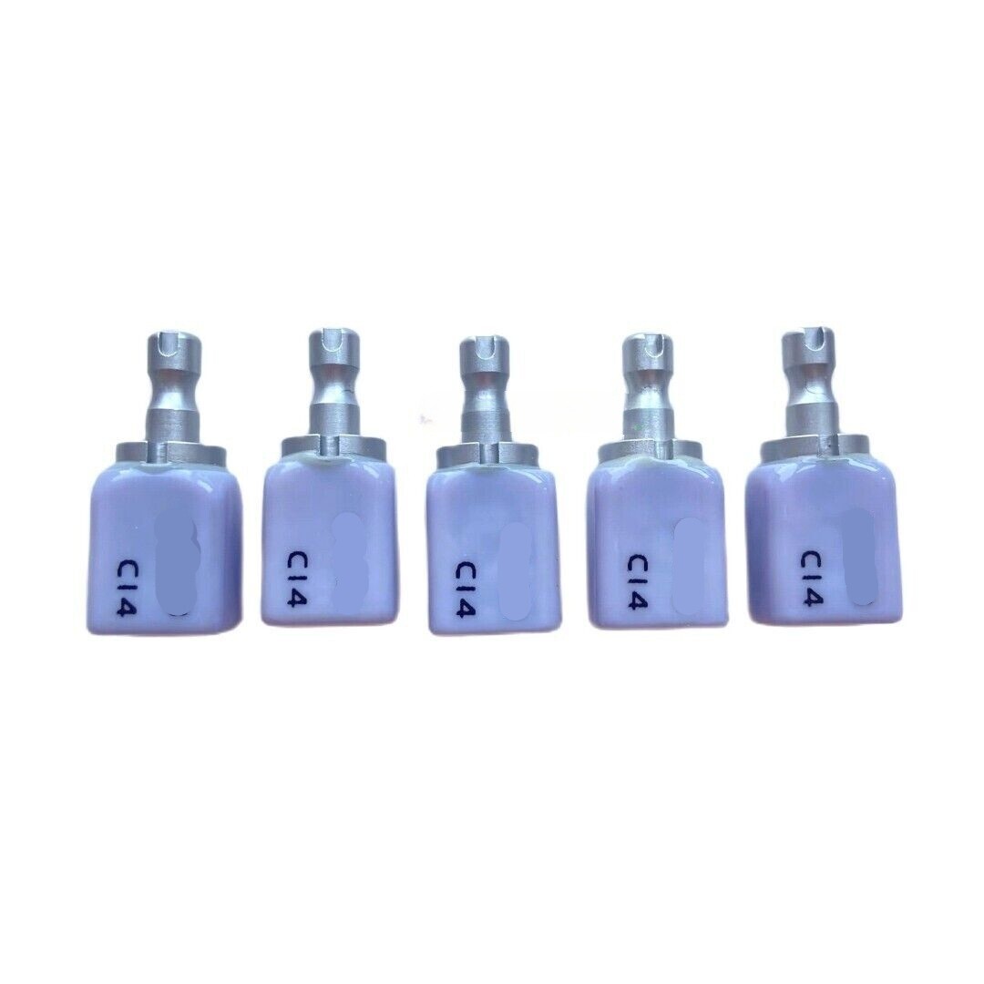 25Pcs LT A2 C14 Dental Glass Ceramic Lithium Block Cerec Emax CAD CAM ...