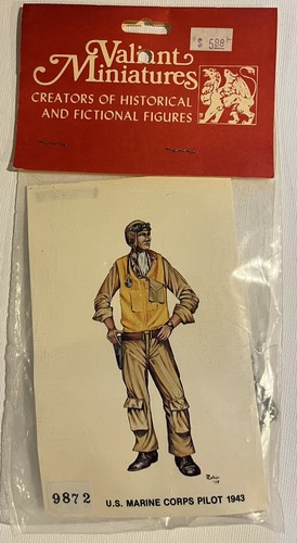 Valiant Miniatures Kit# 9872 - WWII US Marine Pilot - 54mm | eBay
