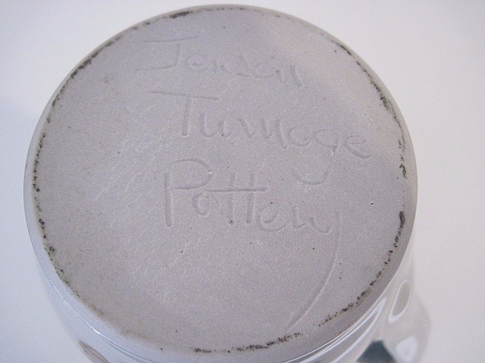 Jensen Turnage Pottery 5 3/4" Pitcher Grape Vines Lanexa Virginia | eBay