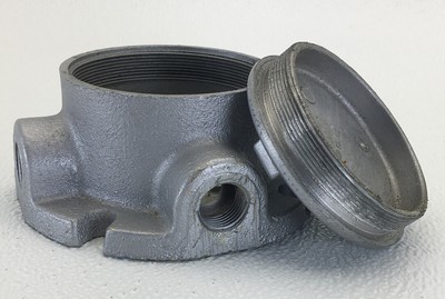 GRFX50 APPLETON STYLE X MALLEABLE IRON SHAPE ROUND 1/2-INCHCHEXTERNAL ...