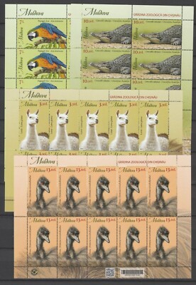 Moldova 2023 Fauna, Animals, Birds, Reptiles 4 MNH Full sheets | eBay