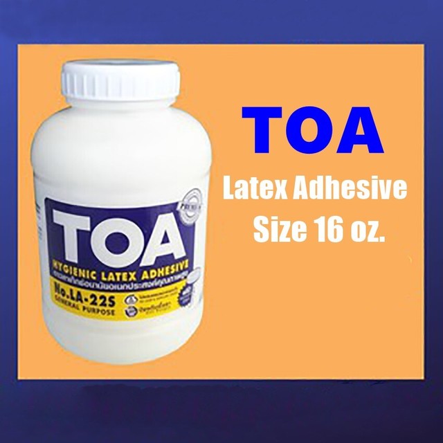 TOA Latex Hygienic Adhesive Glue General Purpose Paper Wallpaper Wood ...