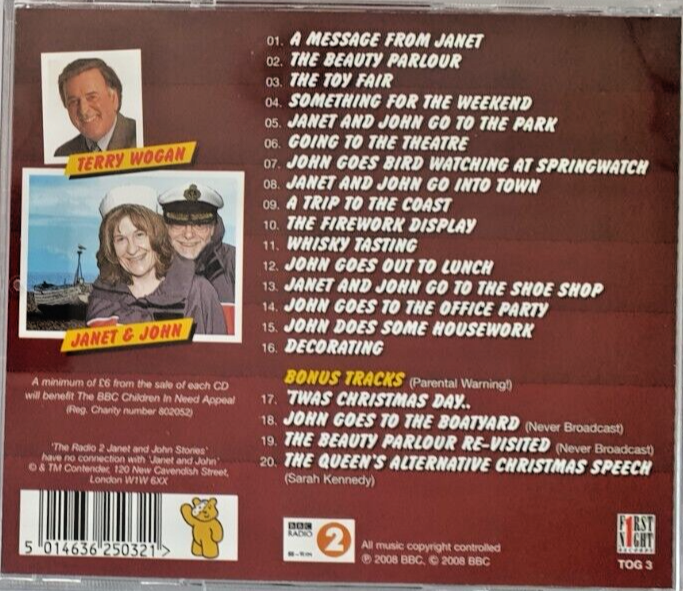 Radio 2 Janet +John Stories, The Final Countdown. As Told by Terry ...