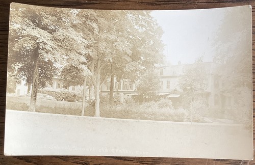 vintage real photo Postcard Brookfield Center, Connecticut Curtis ...