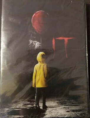 IT NEW & SEALED (DVD, 2017) Stephen King Horror Movie Pennywise Bonus ...