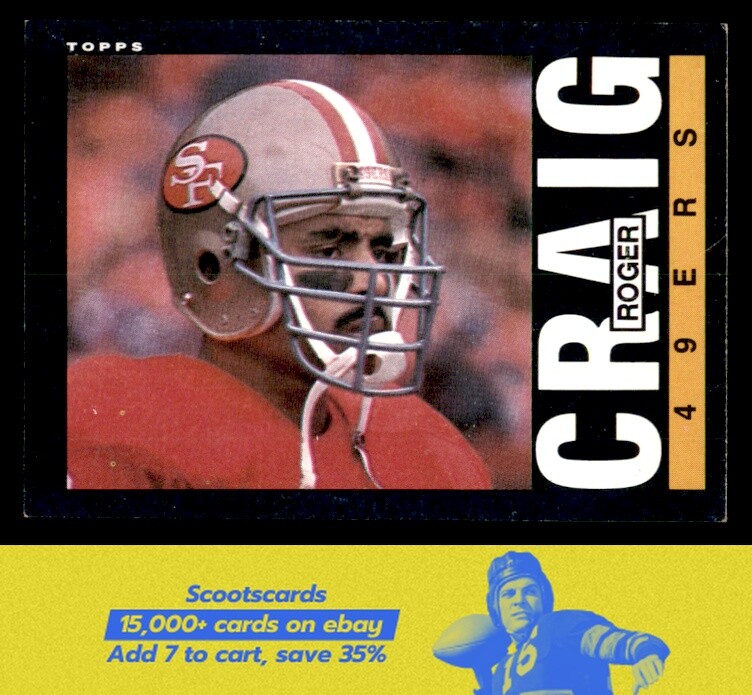 1985 Topps Roger Craig card #151 San Francisco 49ers | eBay