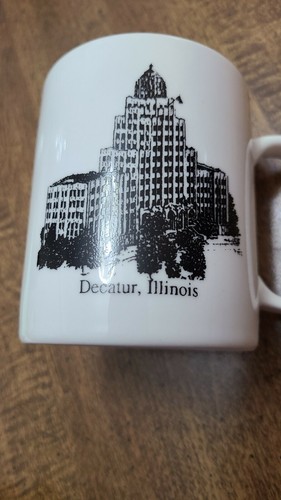 A.E. STALEY Manuf. Co. TATE & LYLE Coffee Mug Cup- 80s or 90s?- Decatur ...
