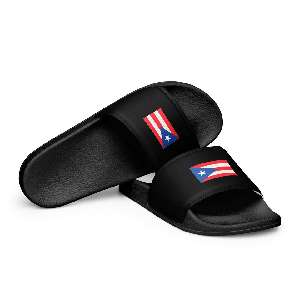 Men’s Puerto Rican Flag PR Boricua PopFelix Designer Sandals Slides ...