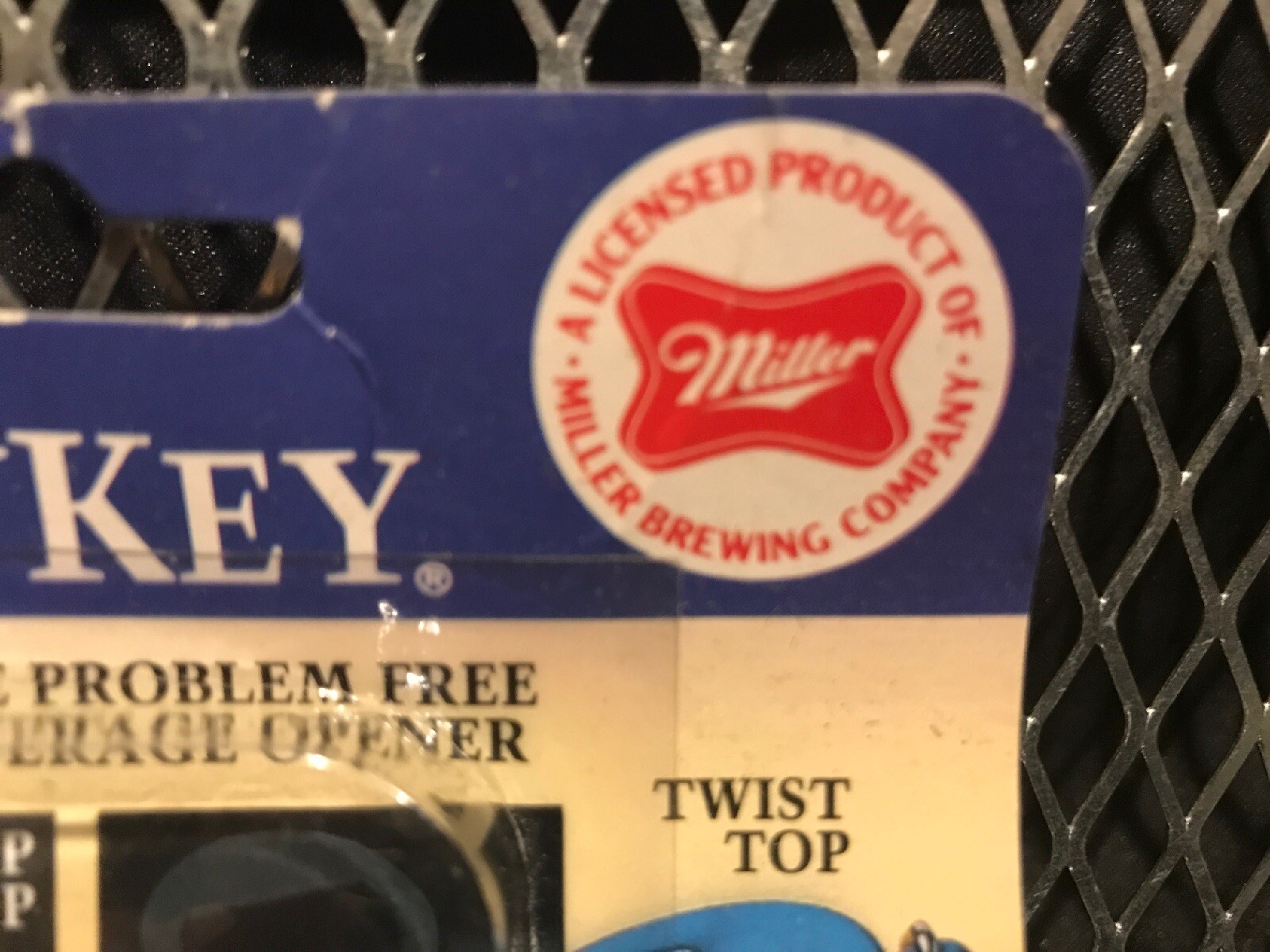 VINTAGE MILLER LITE 1988 Bev Key® 3 in 1 Beer Can Bottle Opener Key ...