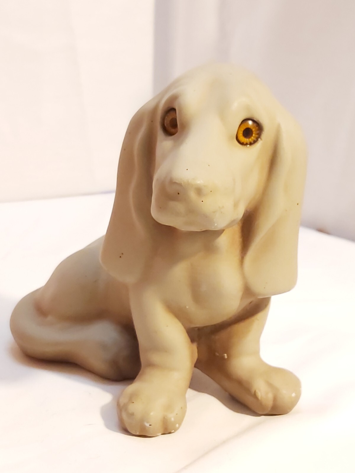 Vintage LEMART ORIGINALS Hound Dog Heavy 6.5" Figurine Hand Painted | eBay