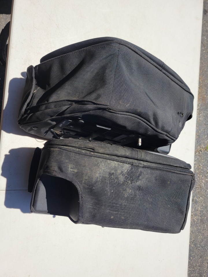 07-17 Harley Davidson V Rod VRSC Saddlebags Saddle Bags Zipper Storage ...