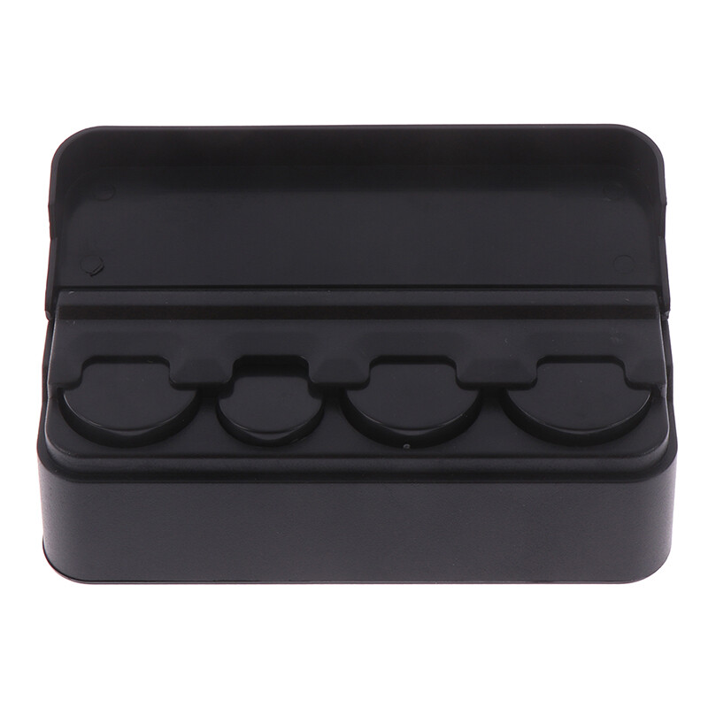 Car Black Coin Case Loose Change Storage Box Small Money Wallet Holder ...