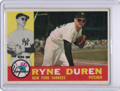 1960 Topps Ryne Duren EX | eBay