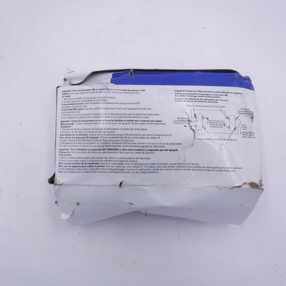 10 Pack Eaton 3-Way Decorator Switch 15A 120V 7503W | eBay