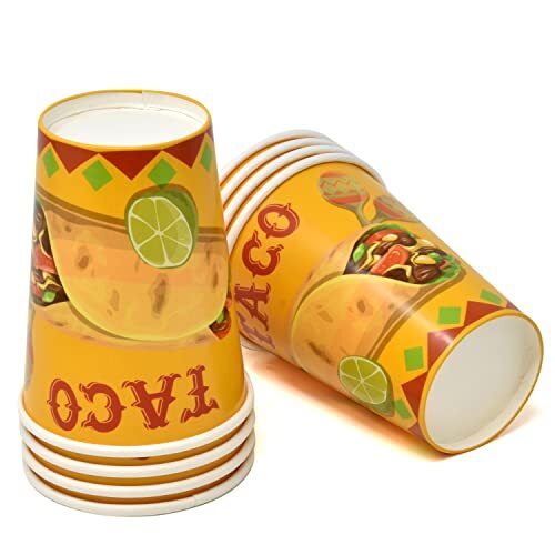 - Taco Party Set Serves 24, Includes 9" Dinner Plates, 7" Dessert ...