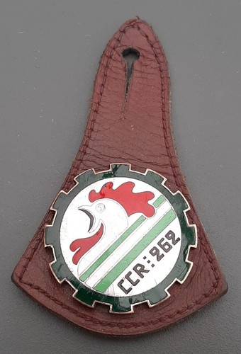 Insigne Train 262° CCR Compagnie Circulation Routière + CUIR ORIGINAL ...