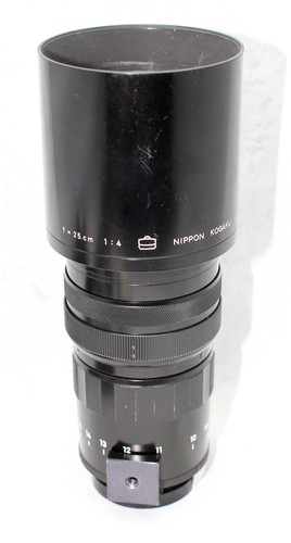 NIKKOR-Q 1:4 F=25CM NIPPON KOGAKU JAPAN SERIAL NUMBER 272490 WITH ...