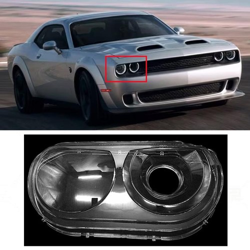 For Dodge Challenger SRT Hellcat 2008-23 Right Headlight Lens Covers ...