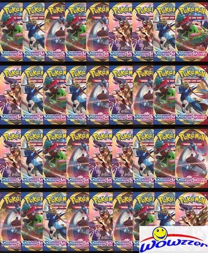 POKEMON TCG Sword & Shield (36) FACTORY SEALED Booster Packs = BOX! 360 ...
