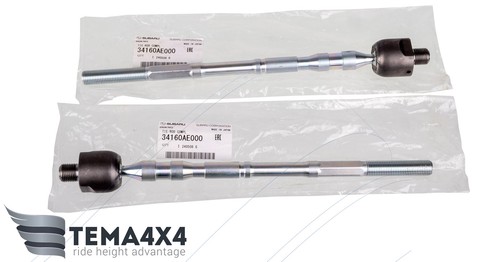 Genuine OEM 2x Inner Steering Tie Rod for Subaru Forester Impreza ...