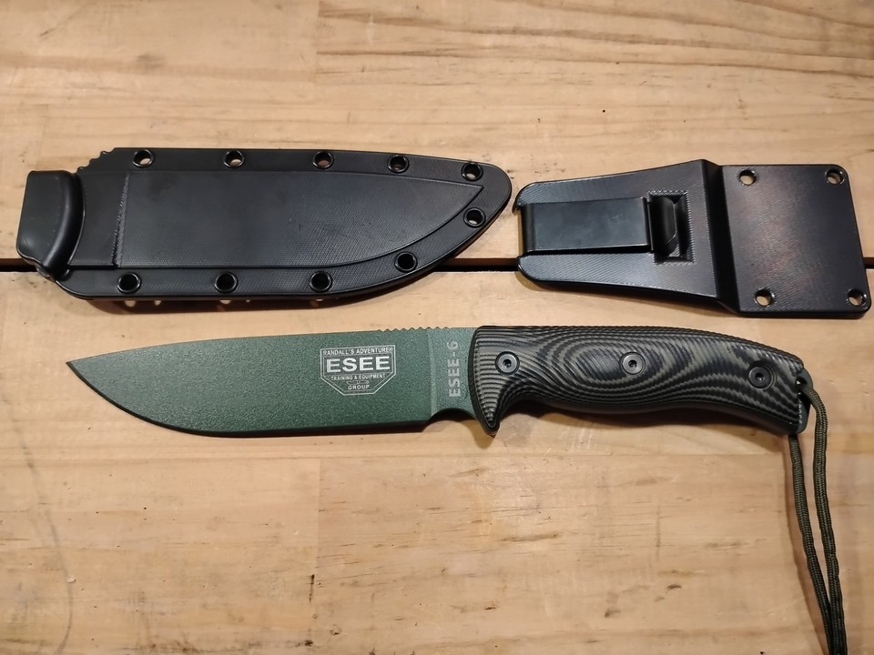 Esee 6 fixed blade knife...NIB | eBay