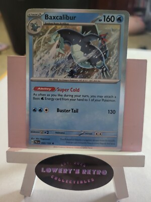 Baxcalibur #60 Pokemon Card Paldea Evolved | eBay