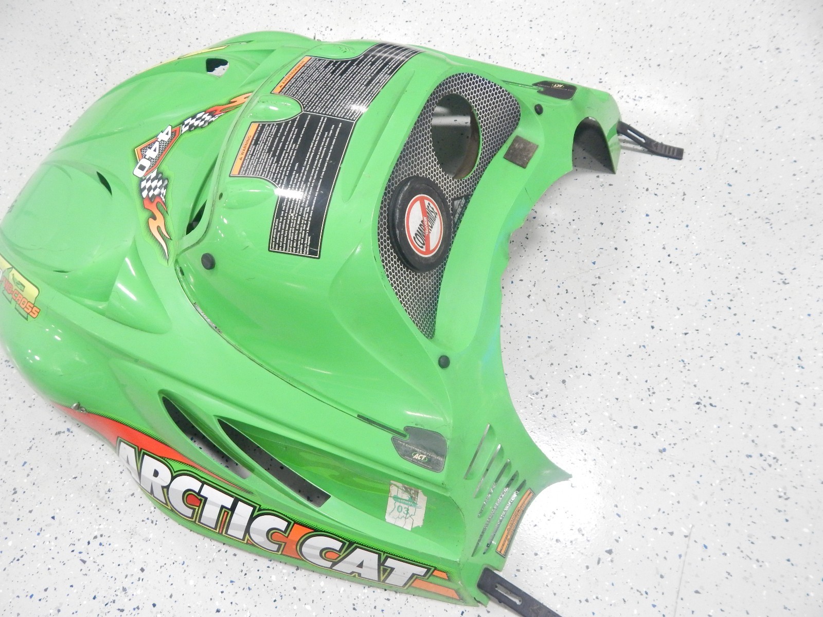 Arctic Cat Snowmobile 2001 ZR 440 Sno Pro Green Hood - 1718-011 | eBay