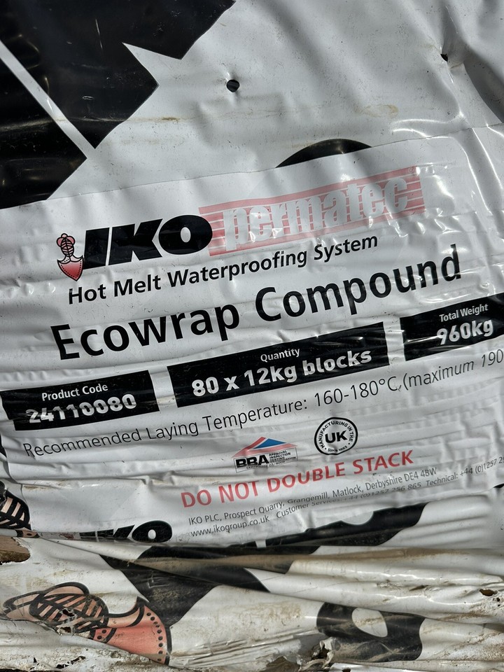 Permatec Ecowrap Block Hot Melt Roofing Felt Bitumen DPM Membrane ...