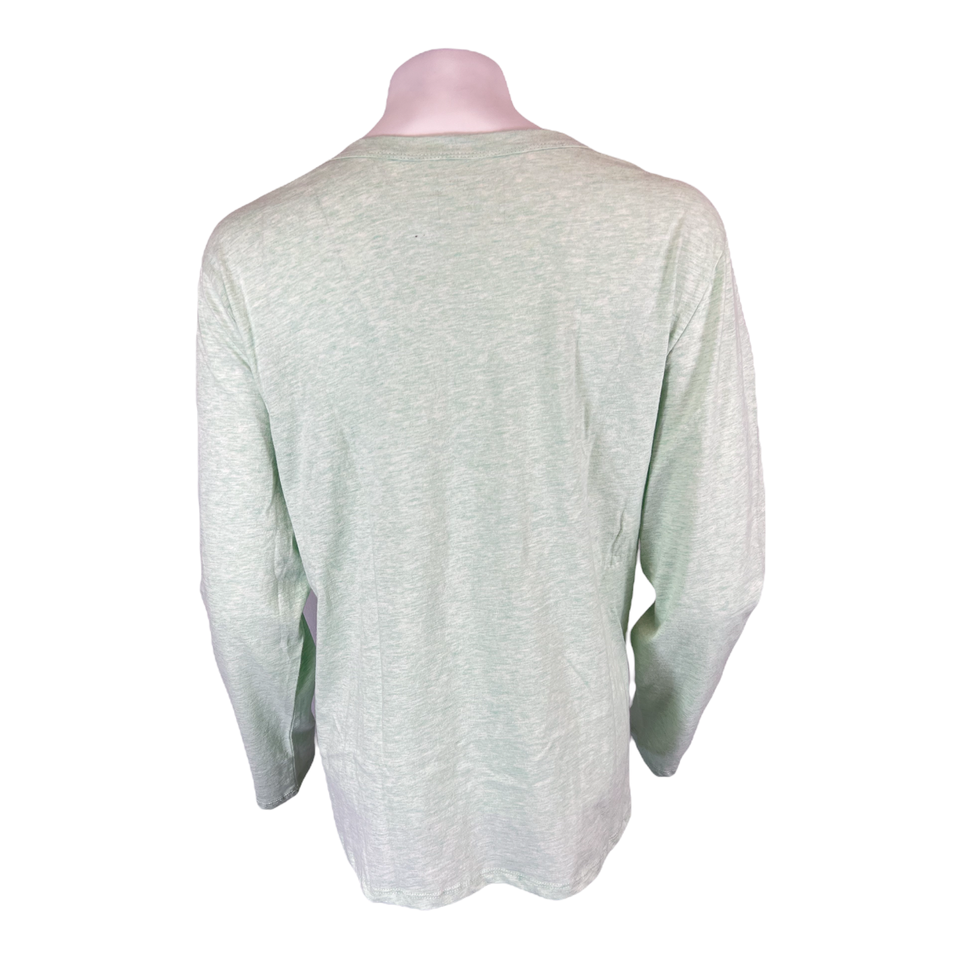 Candace Cameron Bure Women's Soft Crew Neck Long-Sleeves Top Sage Small ...
