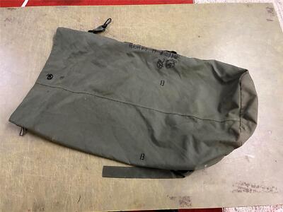 Vintage Made In USA Military U.S. Navy Seabag Green Nylon Duffle Bag | eBay