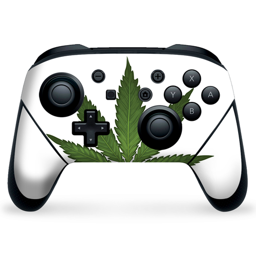 Nintendo Switch Pro Controller Skin Decal Vinyl Wrap - Pot Weed ...
