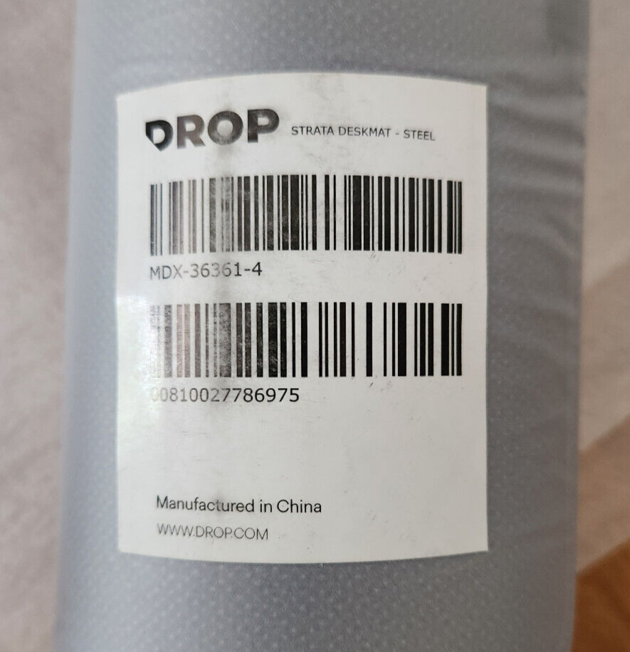 Drop Strata Deskmat, Steel , 34.4 x 15.7 x 0.16 Inches 810027786975| eBay
