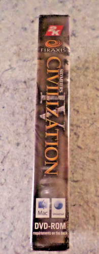 Sid Meier's Civilization IV MACDVD-ROM NEW Sealed in factory plastic ...