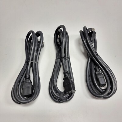 NEW - ALL 3 - Heavy Duty 20A Power Cable 8Ft 14' 12 AWG 12AWGX3C SJT ...
