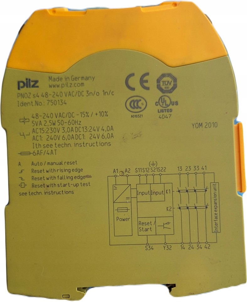 PILZ PNOZ S4 750134 48-240 VAC/DC | eBay