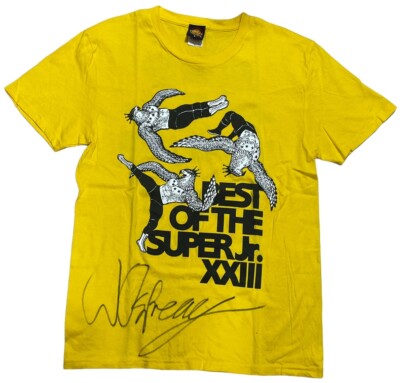 2016 BOSJ Will Ospreay Autograph T-shirt L Ricochet Young Bucks ...