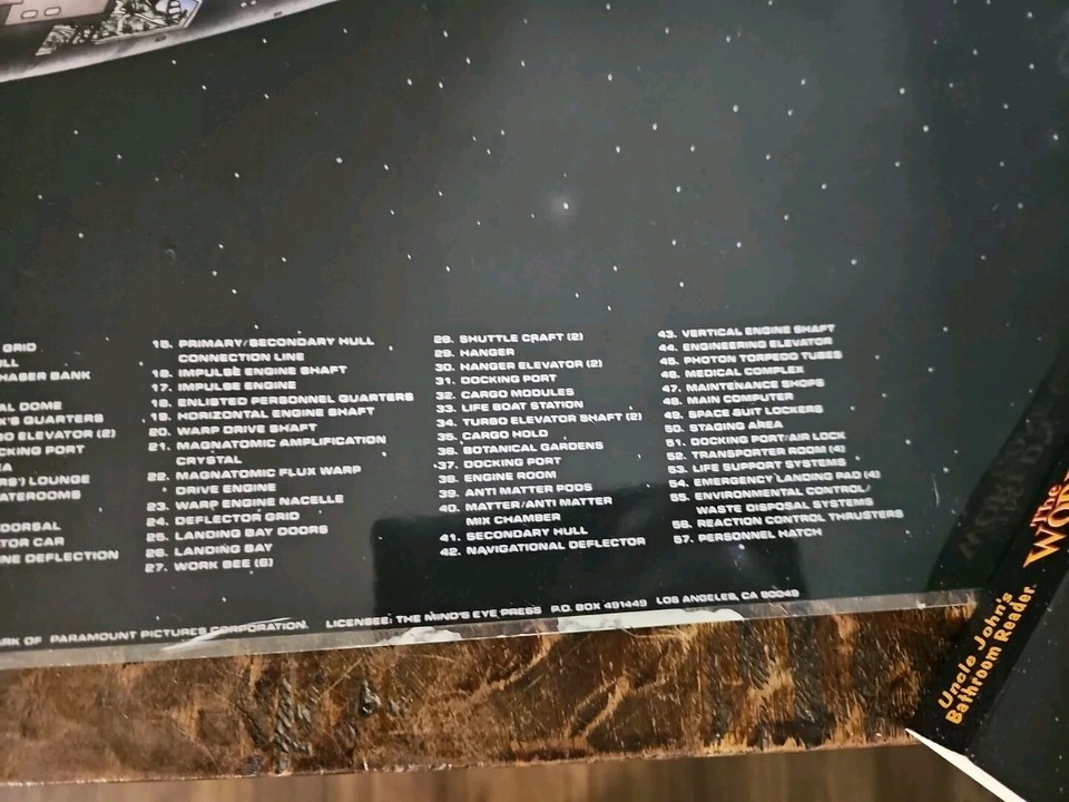 Star Trek IV The Voyage Home Enterprise NCC-1701-A Cut A Way Poster ...