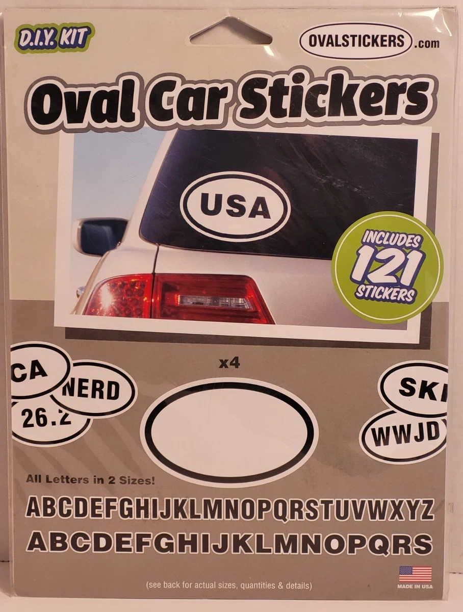 Make Your Own Oval Stickers