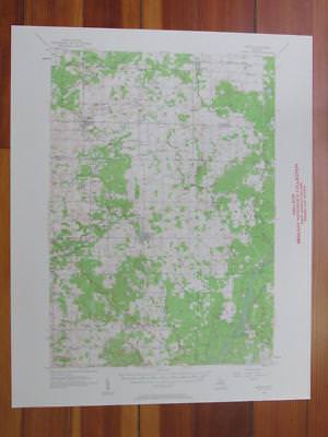 Marion Michigan 1958 Original Vintage USGS Topo Map | eBay