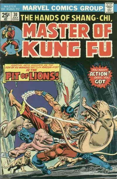 Master of Kung Fu #30 FN; Marvel | Shang-Chi Doug Moench - w/Bag+Board ...