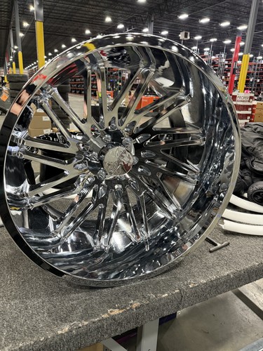 Blemished Single 24x14 Chrome Wheel ARKON OFF-ROAD Apollo 6x5.5 -81 | eBay