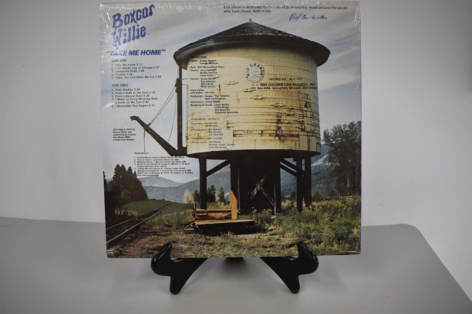 Boxcar Willie Take Me Home on Column One Records Stereo AL-C-1011 NEW ...