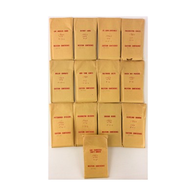 APBA Football APBA Football 1960 Player Cards (1962) Bag NM | eBay