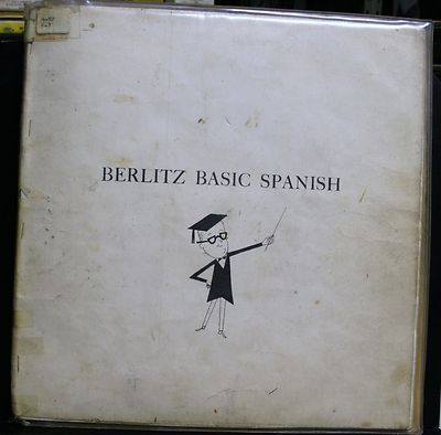 VINYL RECORD BERLITZ BASIC SPANISH 2 ALBUMS 1 CHART | eBay