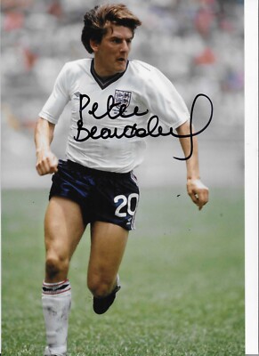 STUNNING PETER BEARDSLEY SIGNED ENGLAND 12x8 GLOSSY PHOTO5 | eBay UK