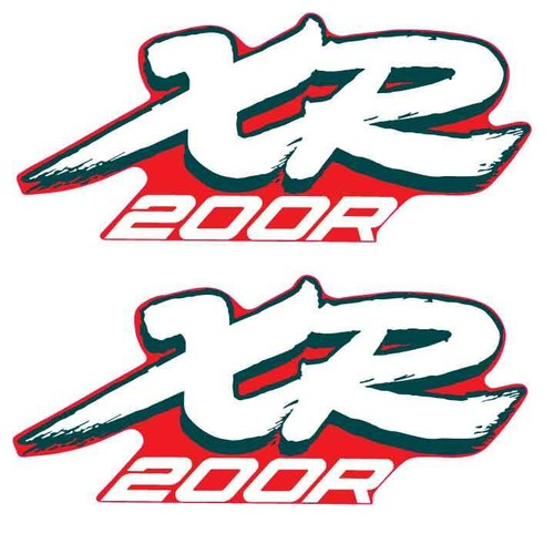 1988 Honda XR 200 Gas Tank Decals AHRMA HONDA XR XL Decals | eBay